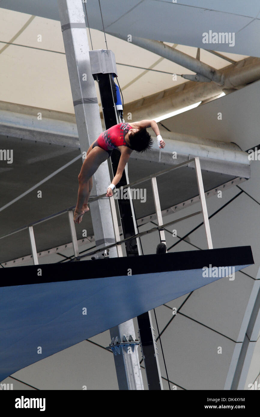 Jul 20, 2011 - Shanghai, China - CHEN RUOLIN of China takes a dive ...