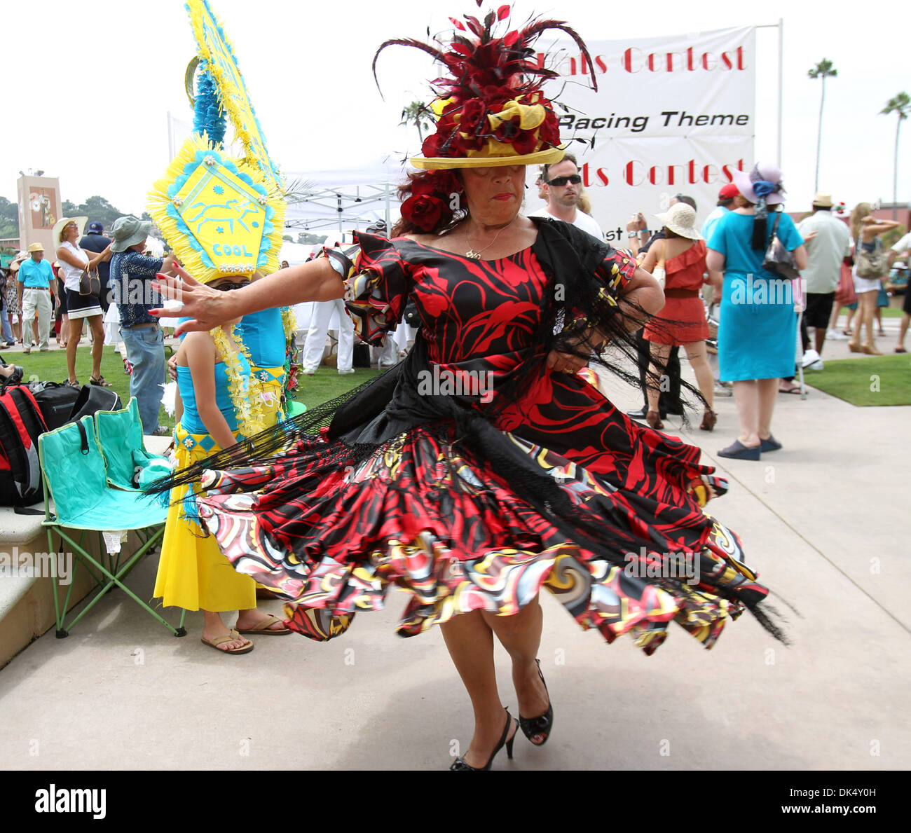 July 20, 2011 - Del Mar, California, U.S. - Hat contestant GLORIA ...
