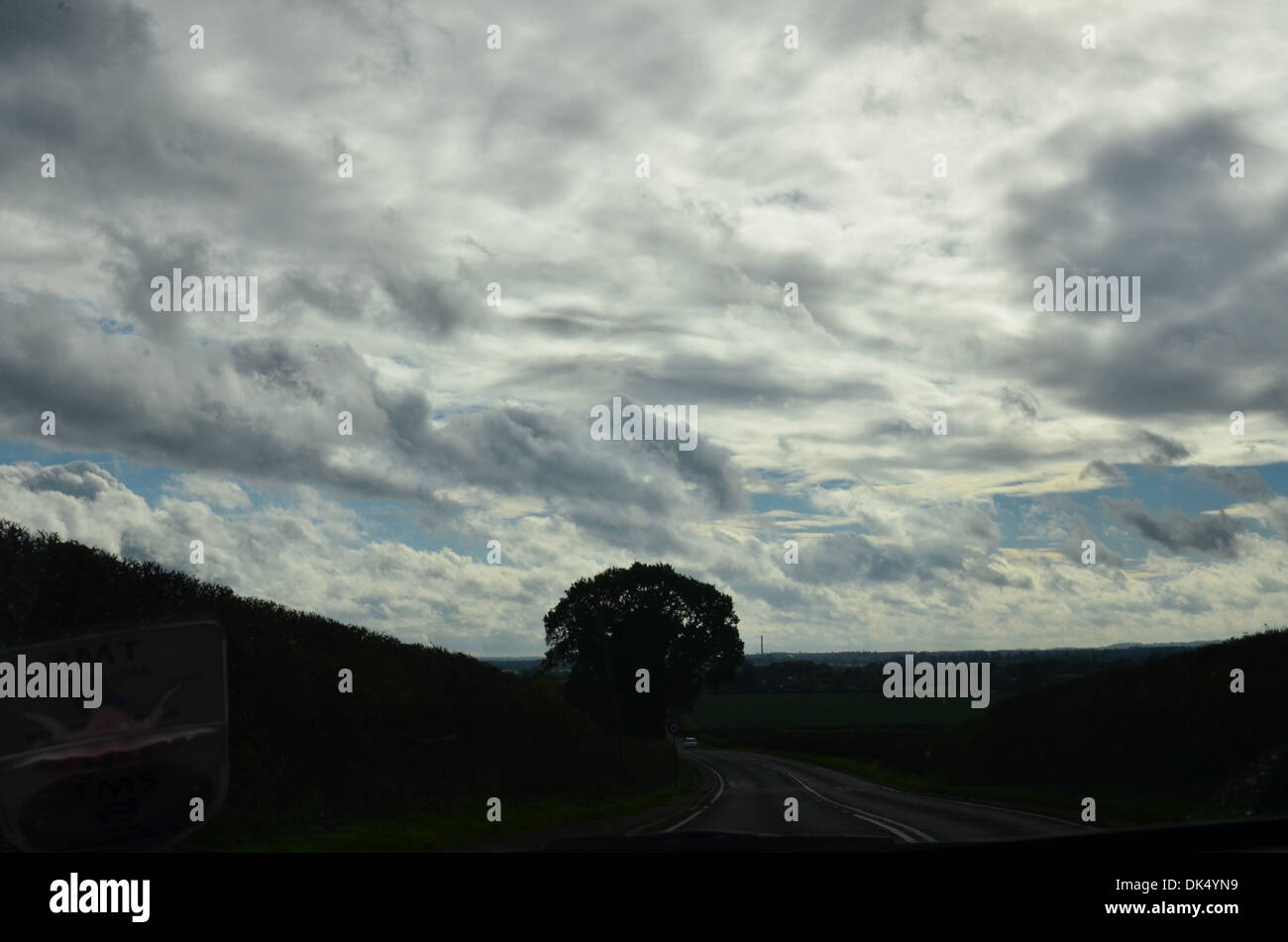 blue stromy sky, with clouds Stock Photo - Alamy