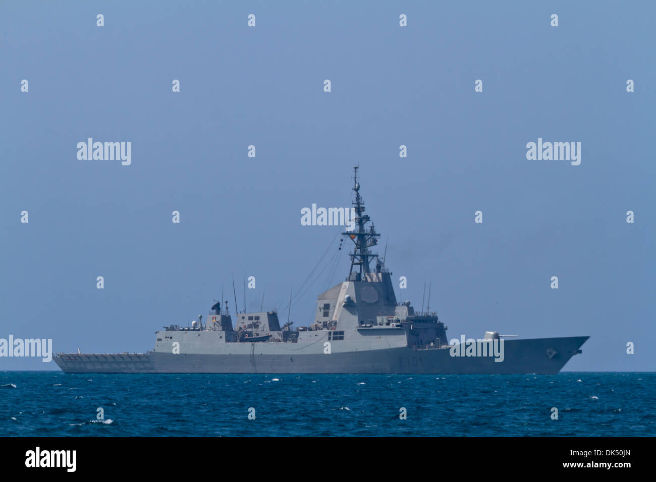 Spanish navy ship alvaro de bazan f 101 hi-res stock photography and ...