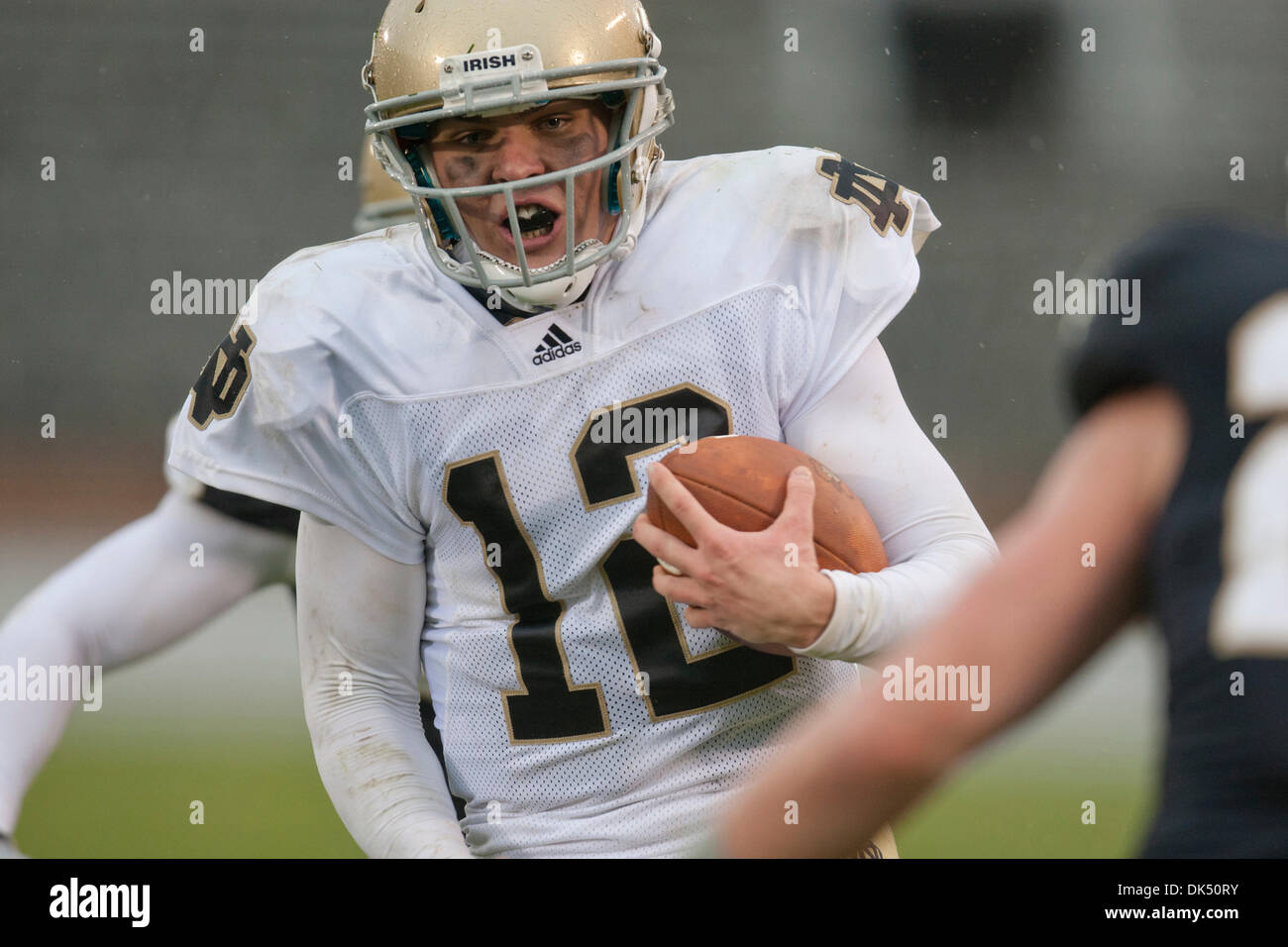 Apr. 16, 2011 - South Bend, Indiana, U.S - Notre Dame quarterback ...