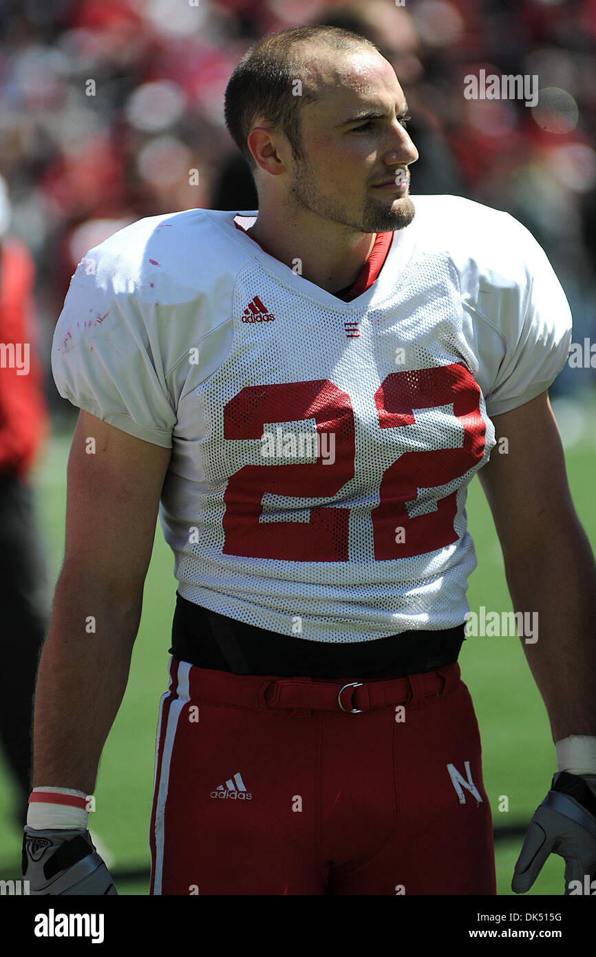 Apr. 16, 2011 - Lincoln, Nebraska, U.S - Running back Rex Burkhead (#22 ...