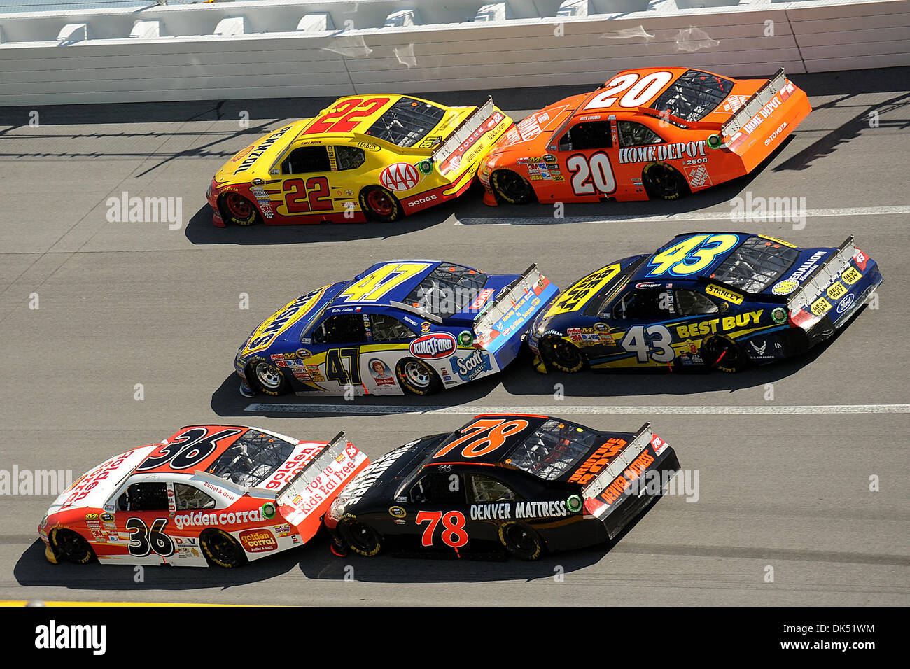 Apr. 17, 2011 - Talladega, Alabama, U.S - Bobby Labonte driver of the ...