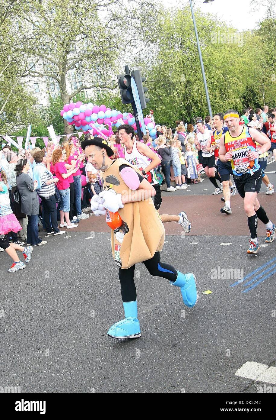 Fancy Dress Runner At The London Marathon 2011 High Resolution Stock ...