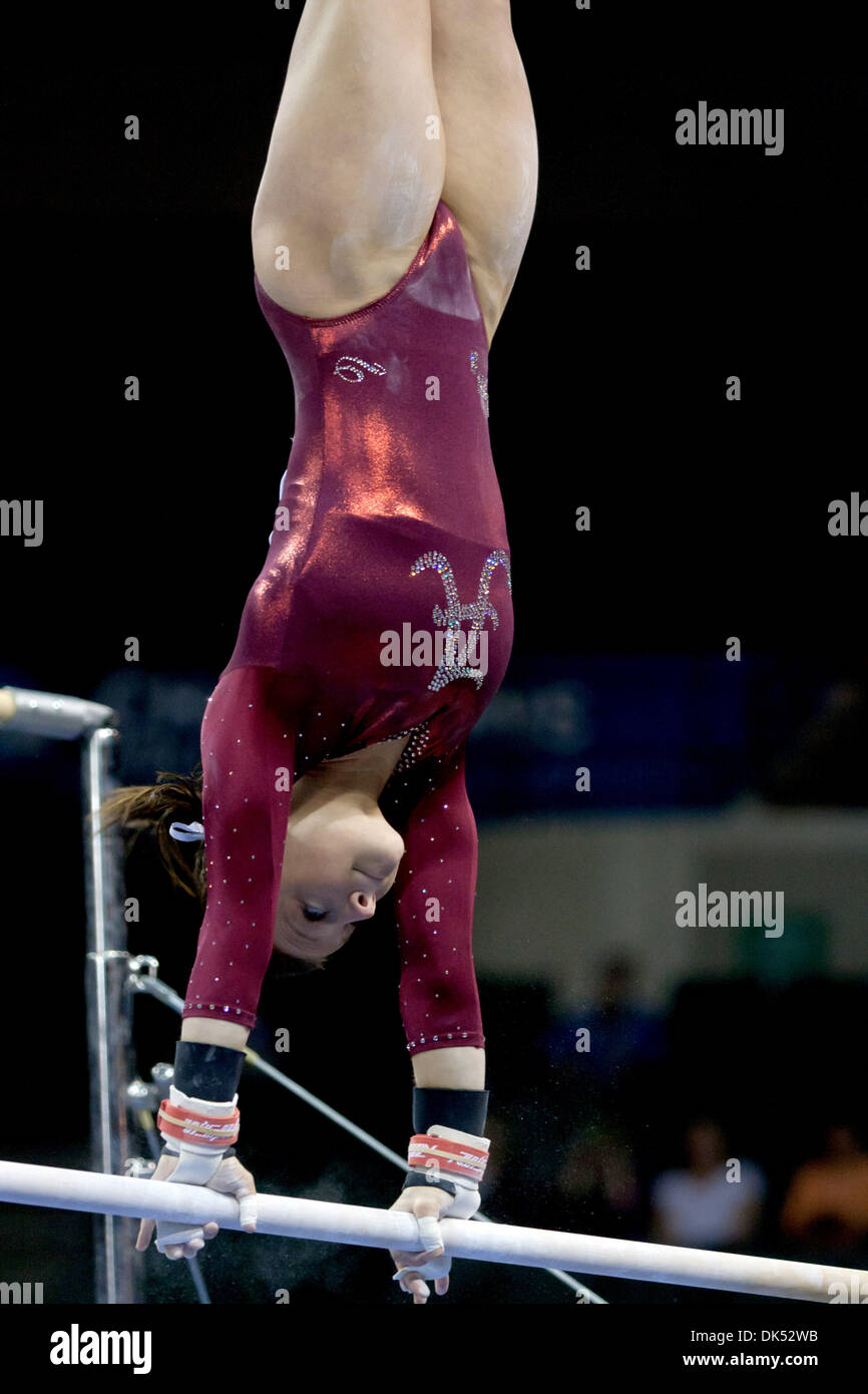 Apr. 17, 2011 - Cleveland, Ohio, U.S - Sarah DeMeo of Alabama competes ...