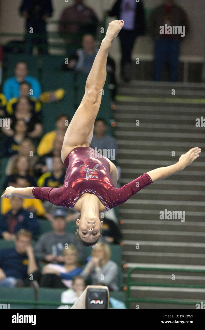 Apr. 17, 2011 - Cleveland, Ohio, U.S - Kayla Hoffman of Alabama ...