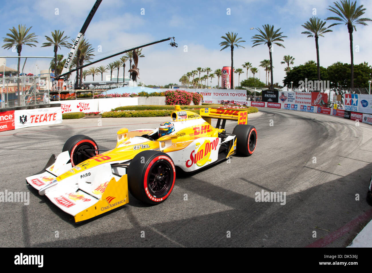 Apr. 17, 2011 - Long Beach, California, U.S - Ryan Hunter-Reay driver ...