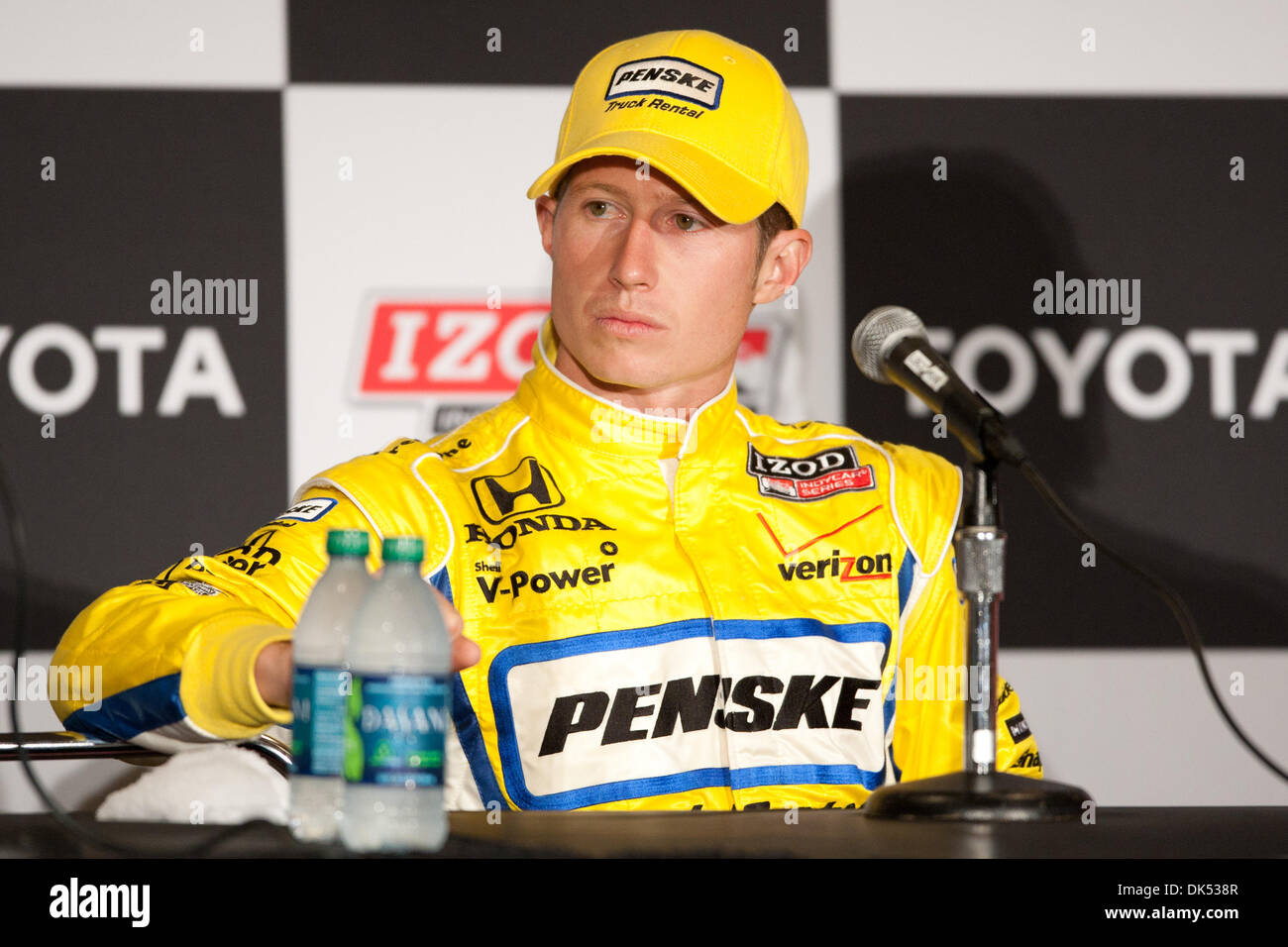 Apr. 17, 2011 - Long Beach, California, U.S - Ryan Briscoe driver of ...