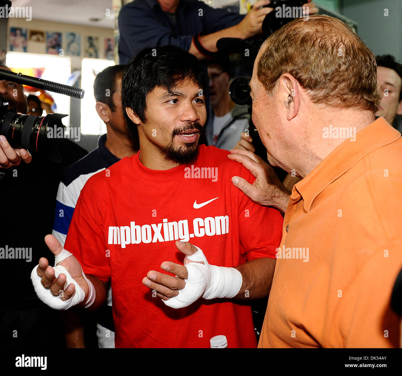 April 20,2011. Hollywood, California, USA. BWAA Fighter Manny Pacquiao ...
