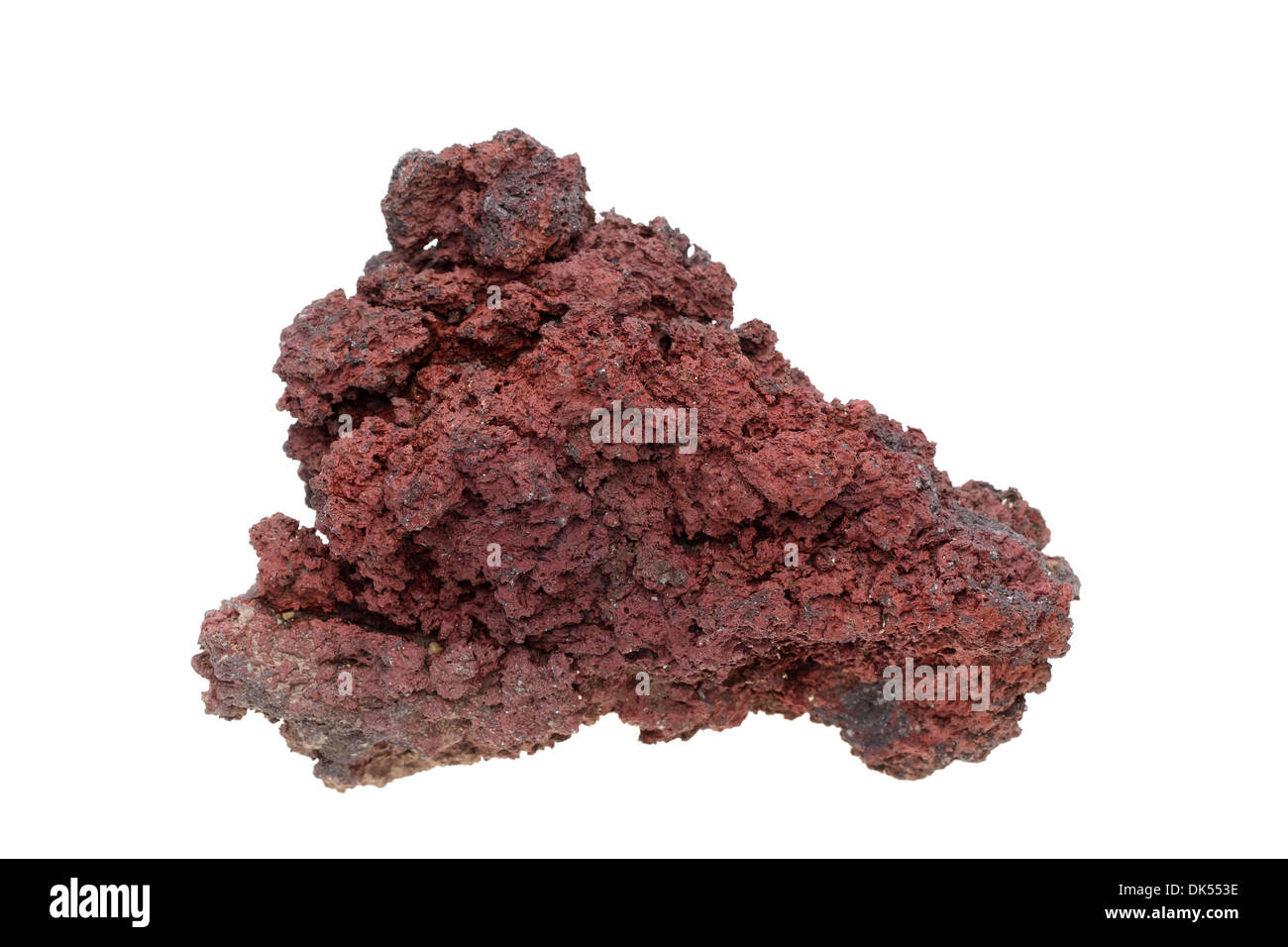 Volcanic stone isolated on white background Stock Photo - Alamy
