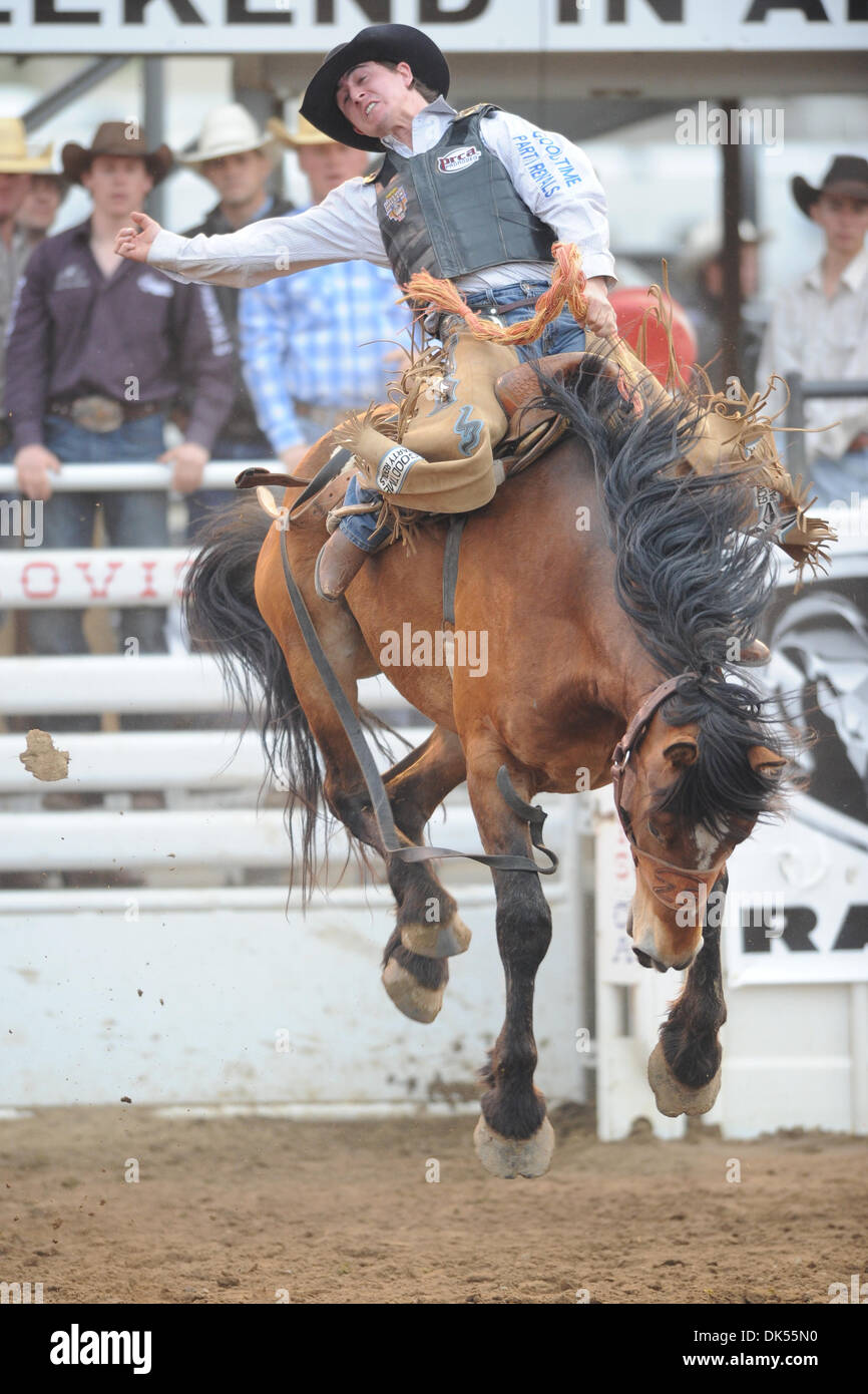 Apr. 22, 2011 - Clovis, California, U.S - Luke Butterfield of Ponoka ...