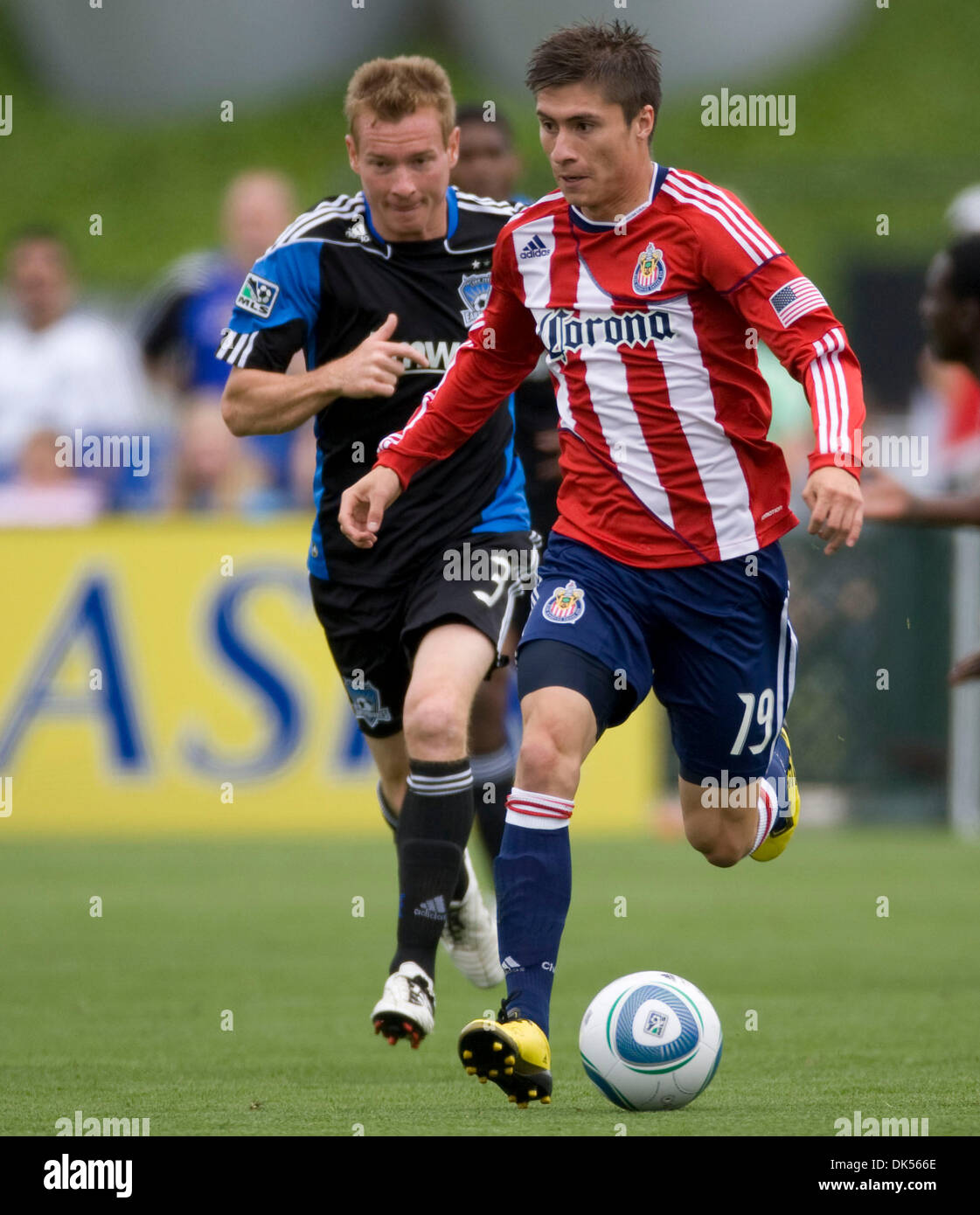 Apr. 23, 2011 - Santa Clara, California, U.S. - Chivas USA midfielder ...