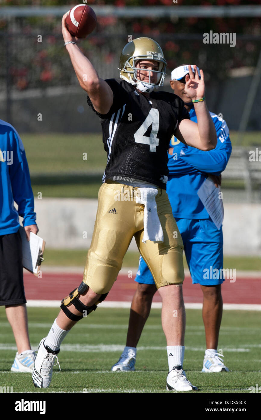 Apr. 23, 2011 - Westwood, California, U.S - UCLA Bruins quarterback ...