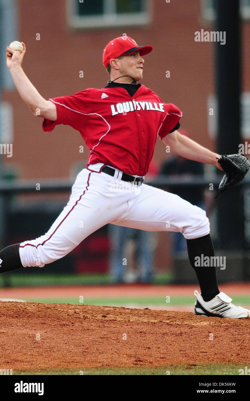 Apr. 23, 2011 - Louisville, Kentucky, U.S - Louisville Cardinals relief ...