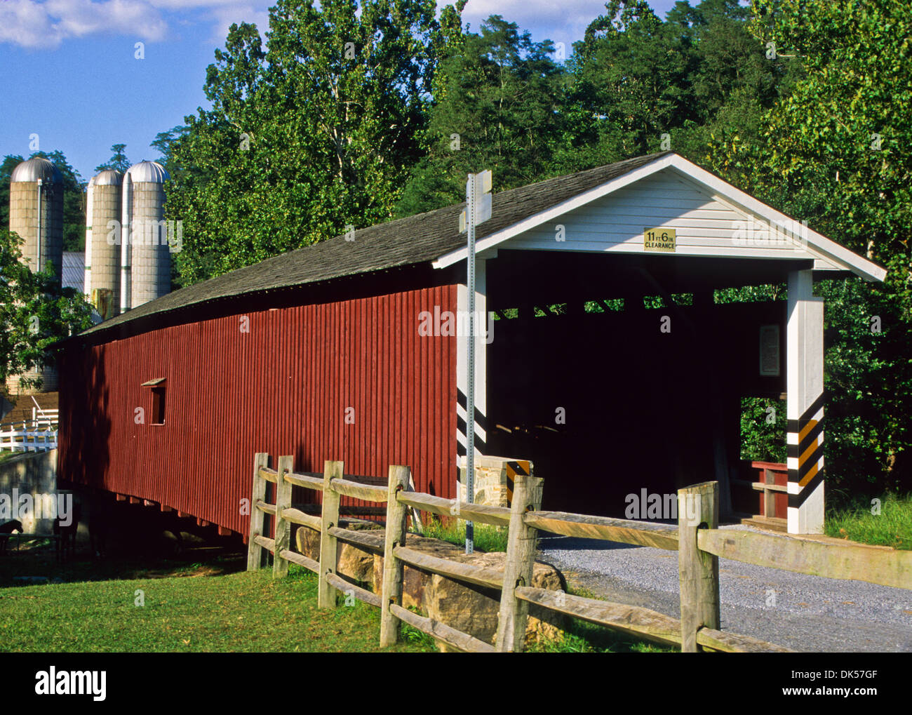 HistoricJackson's Sawmill covered bridge, also called Eichelberger's ...