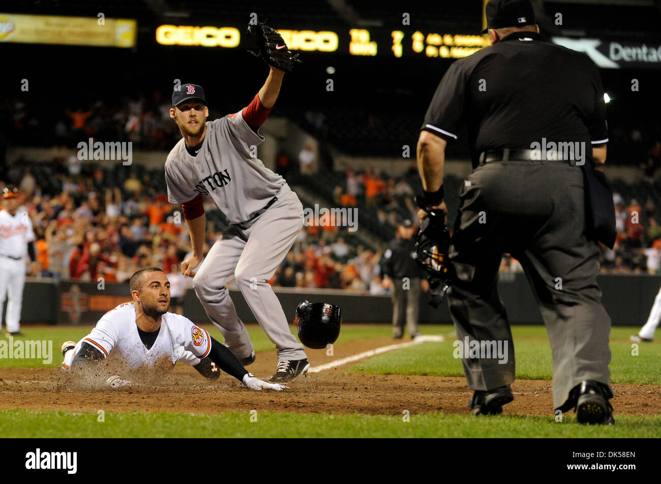 Apr. 27, 2011 - Baltimore, Maryland, U.S - Baltimore Orioles Outfielder ...