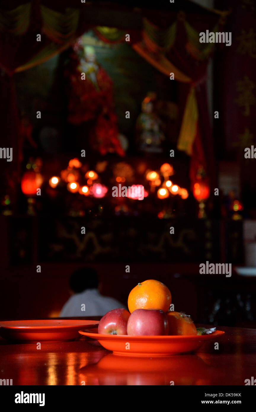 Buddhist altar tables hi-res stock photography and images - Alamy