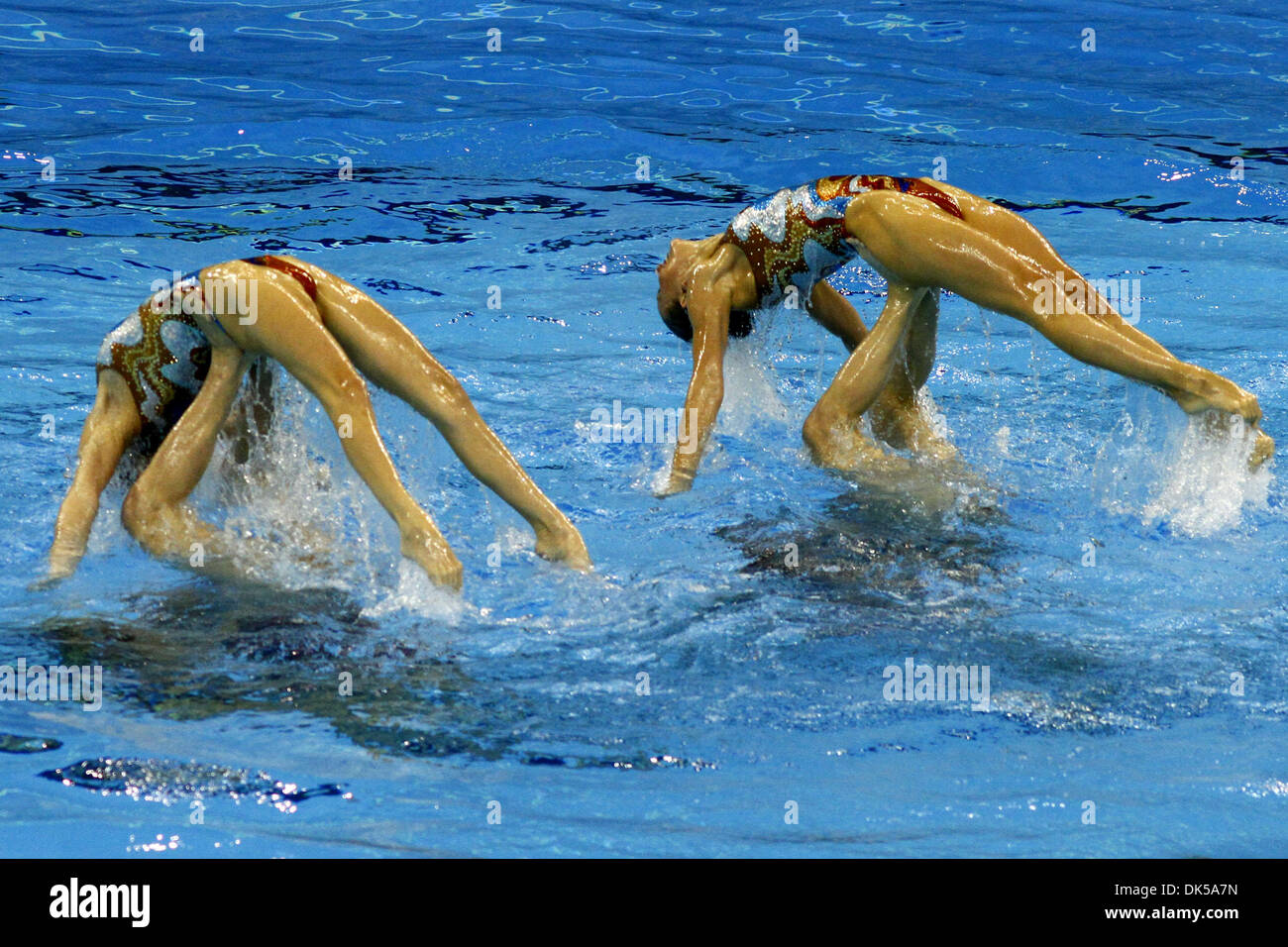 July 20, 2011 - Shanghai, China - The Russian synchronized swimming ...