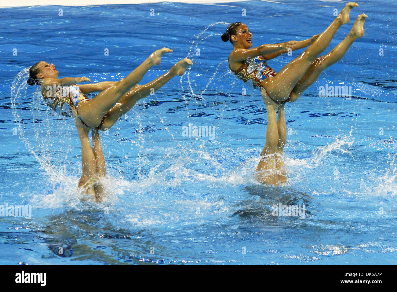 July 20, 2011 - Shanghai, China - The Russian synchronized swimming ...
