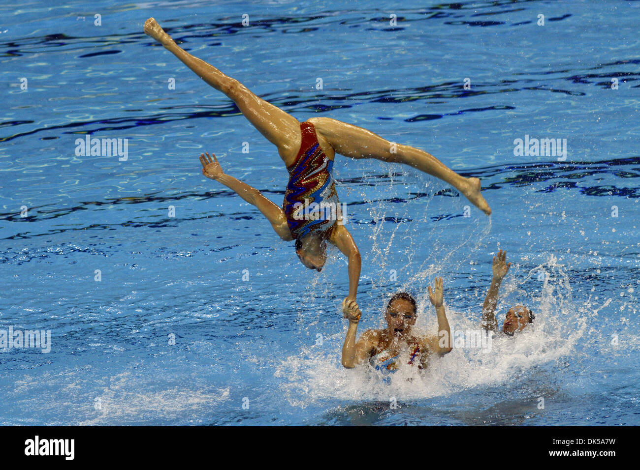July 20, 2011 - Shanghai, China - The Russian synchronized swimming ...