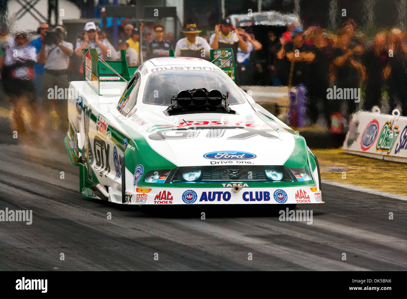 April 30, 2011 - Baytown, Texas, U.S - Funny Car driver Mike Neff (7701 ...