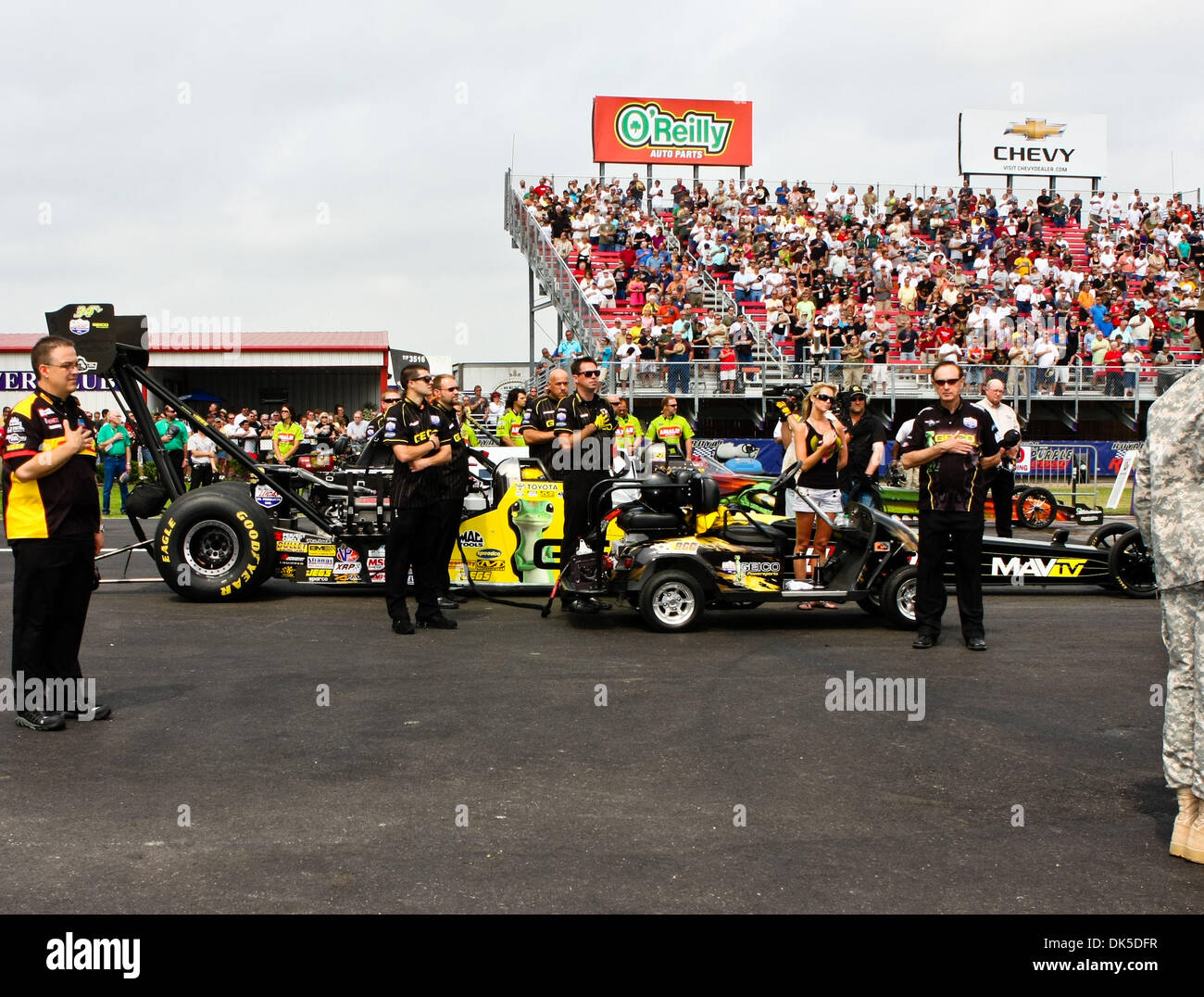 May 1, 2011 - Baytown, Texas, U.S - The Geico Racing Team before the O ...
