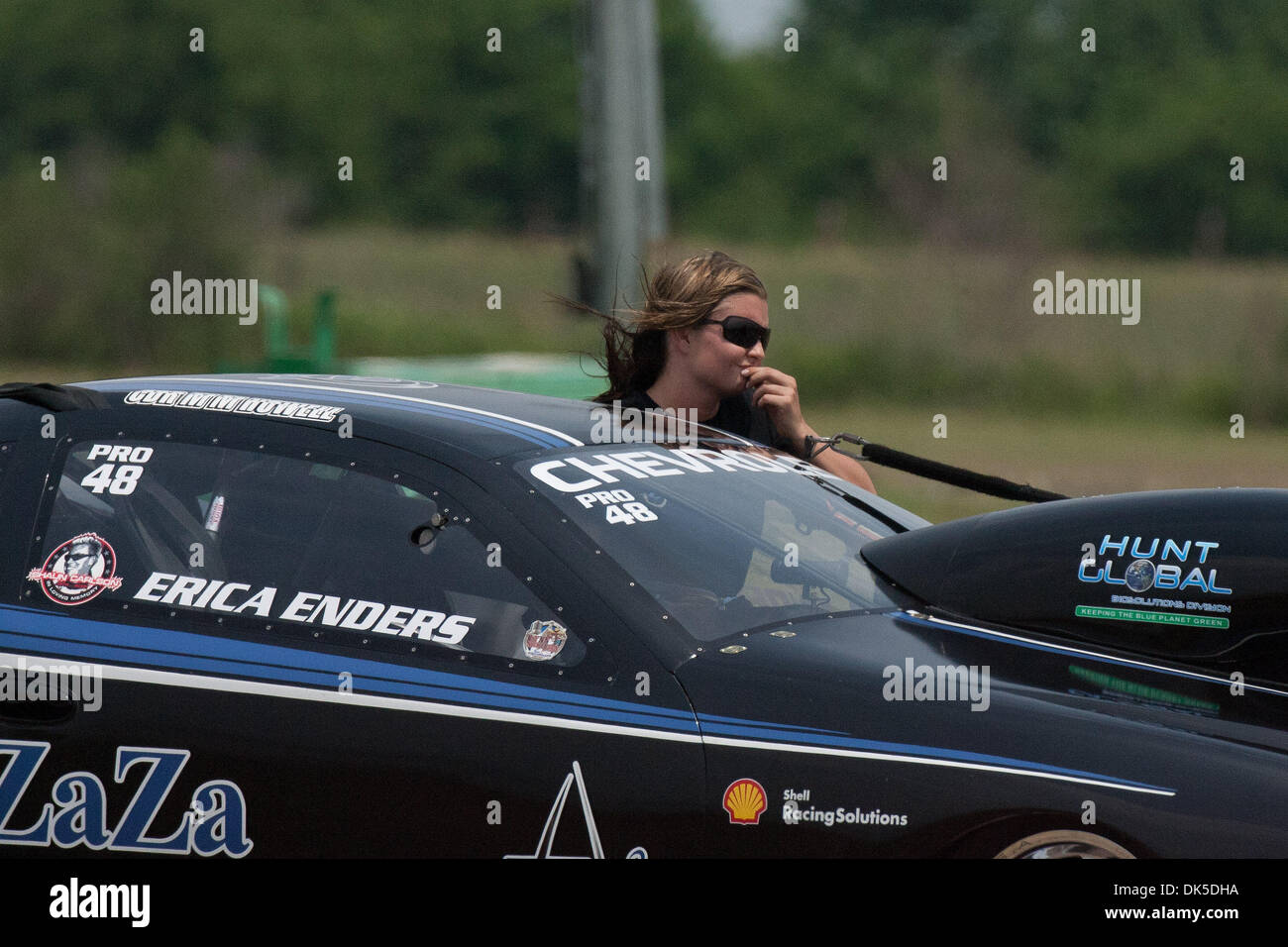 May 1, 2011 - Baytown, Texas, U.S - Pro Stock driver Erica Enders (48 ...
