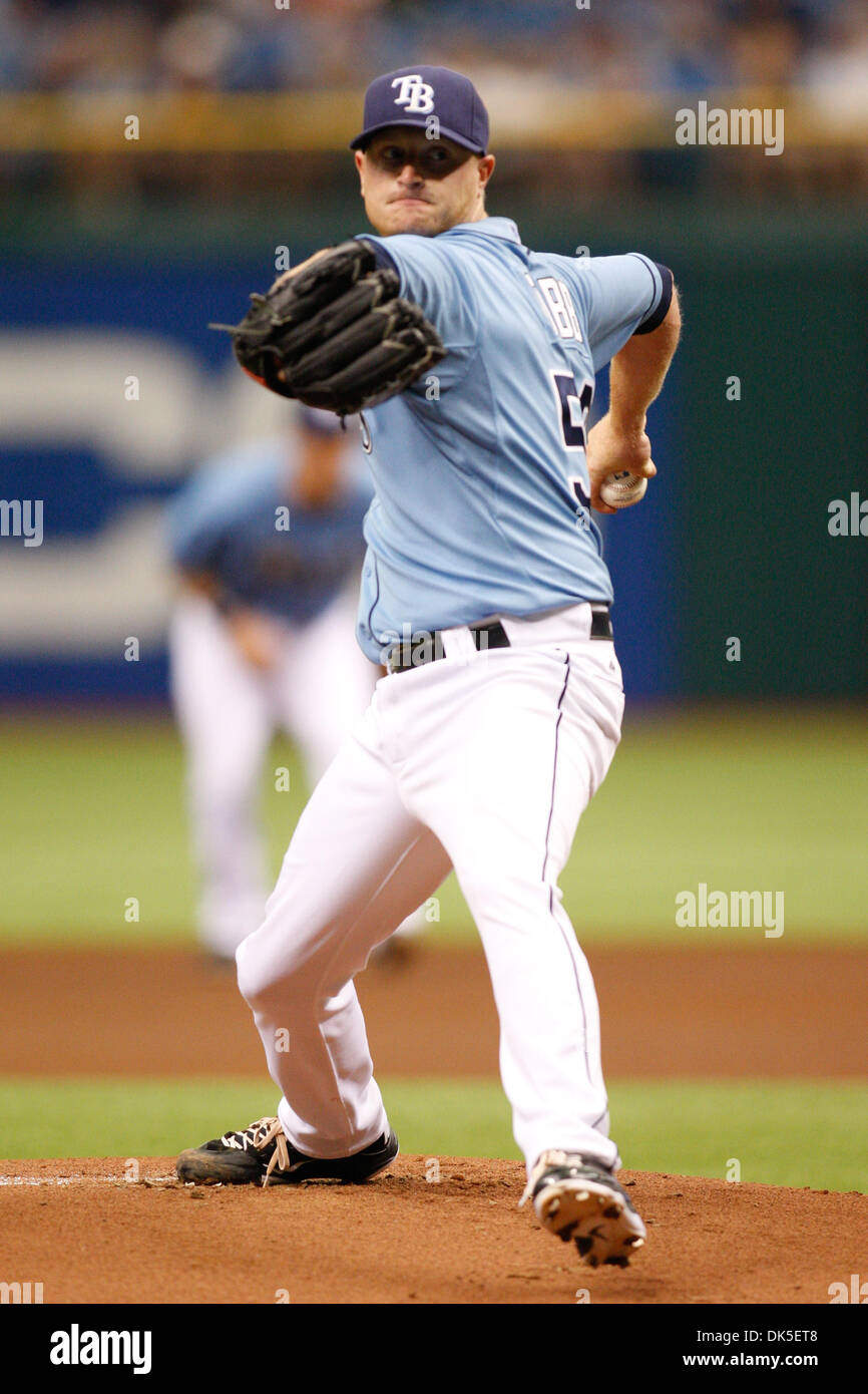 May 1, 2011 - St.Petersburg, Florida, U.S - Tampa Bay Rays Pitcher Alex ...