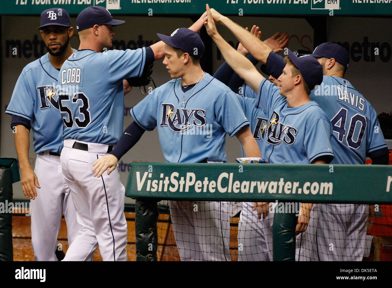 May 1, 2011 - St.Petersburg, Florida, U.S - Tampa Bay Rays Pitcher Alex ...