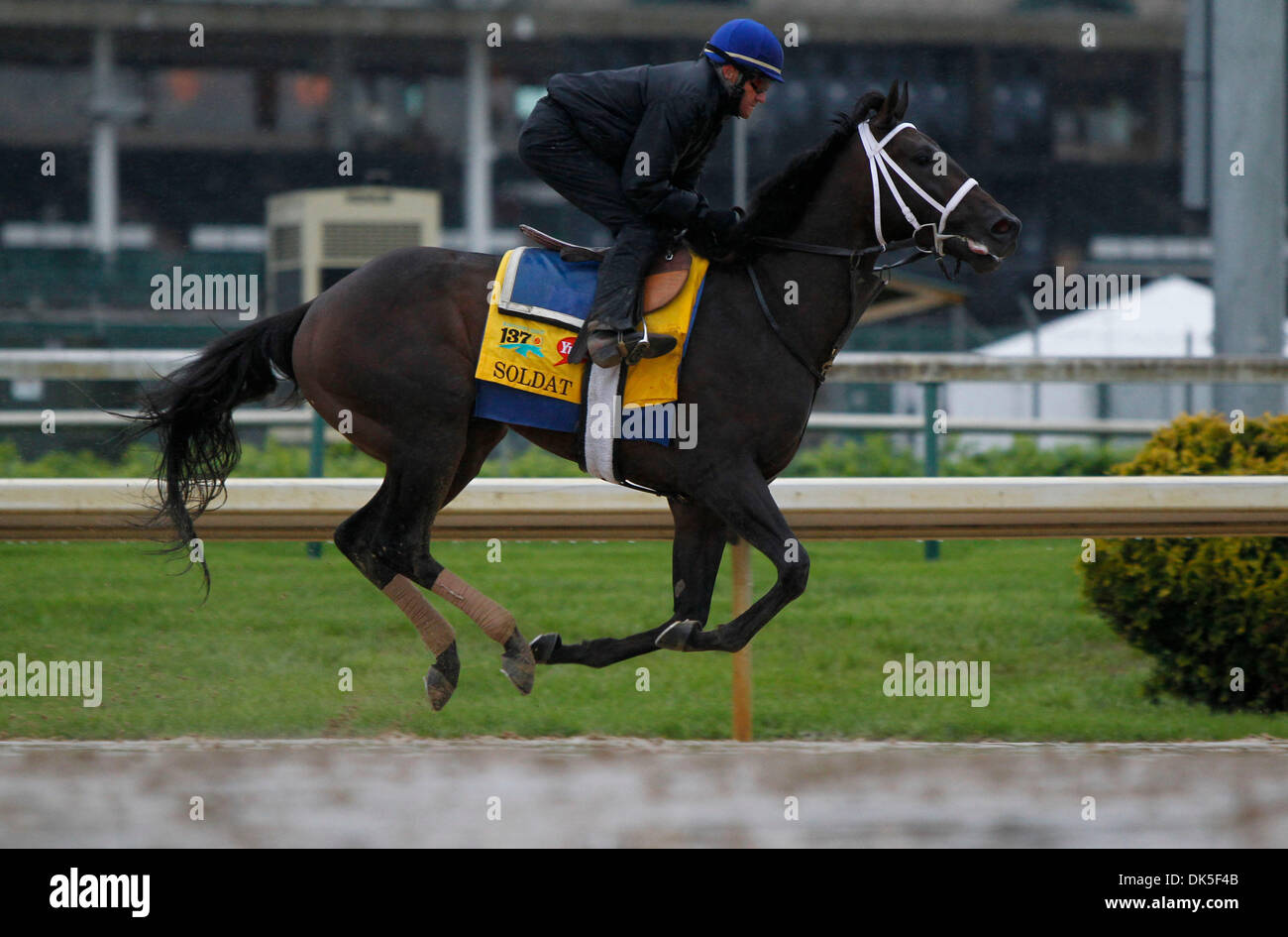 May 3, 2011 - Louisville, KY, USA - Soldat with Danny Wright up, during ...