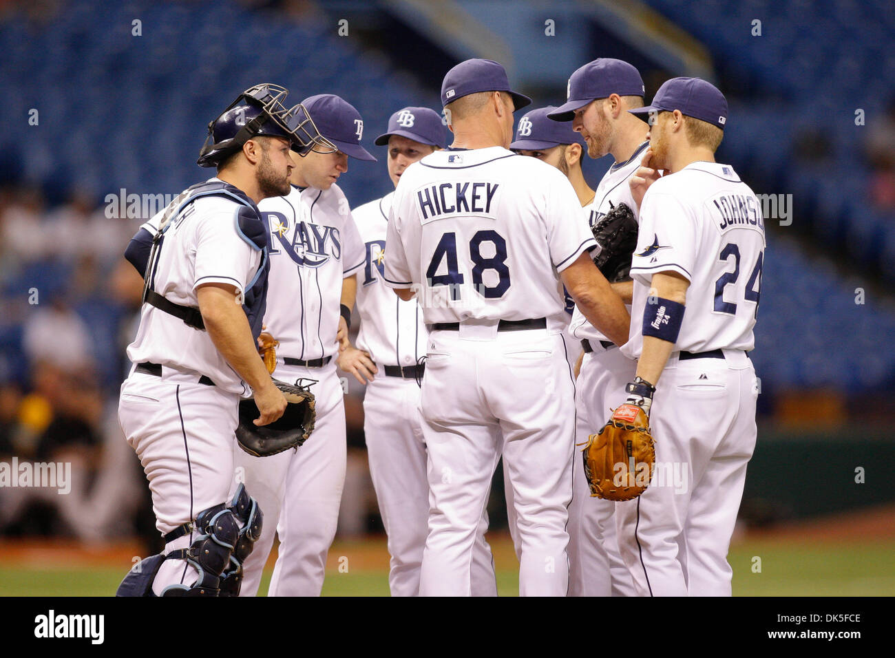 May 3, 2011 - St.Petersburg, Florida, U.S - Tampa Bay Rays pitching ...