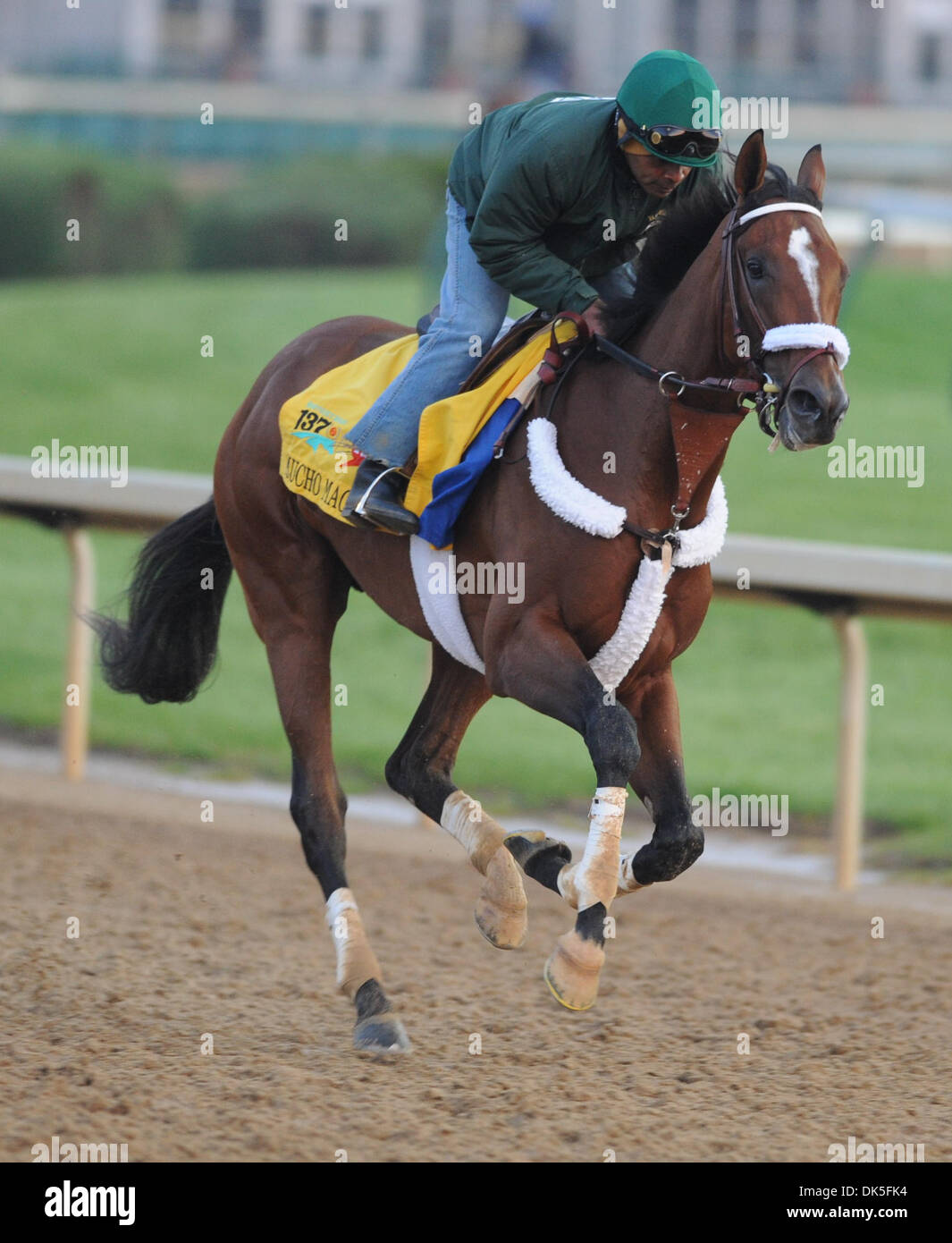 May 4, 2011 - Louisville, Kentucky, U.S. - Mucho Macho Man, trained by ...