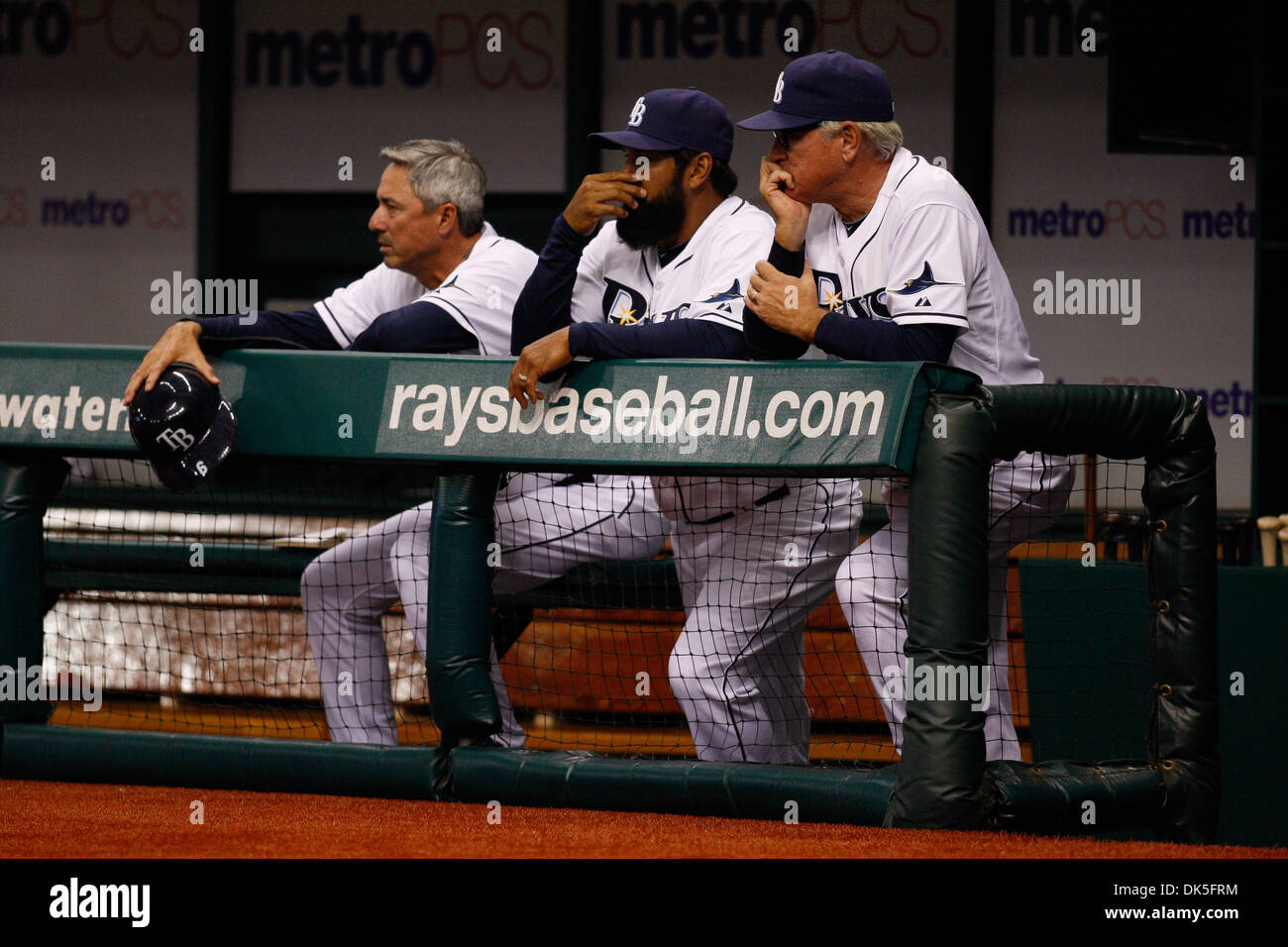 May 4, 2011 - St.Petersburg, Florida, U.S - Tampa Bay Rays manager Joe ...