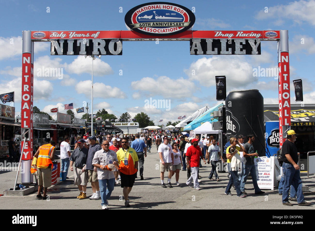 May 15, 2011 - Commerce, Georgia, U.S - Fans enter the grounds through ...