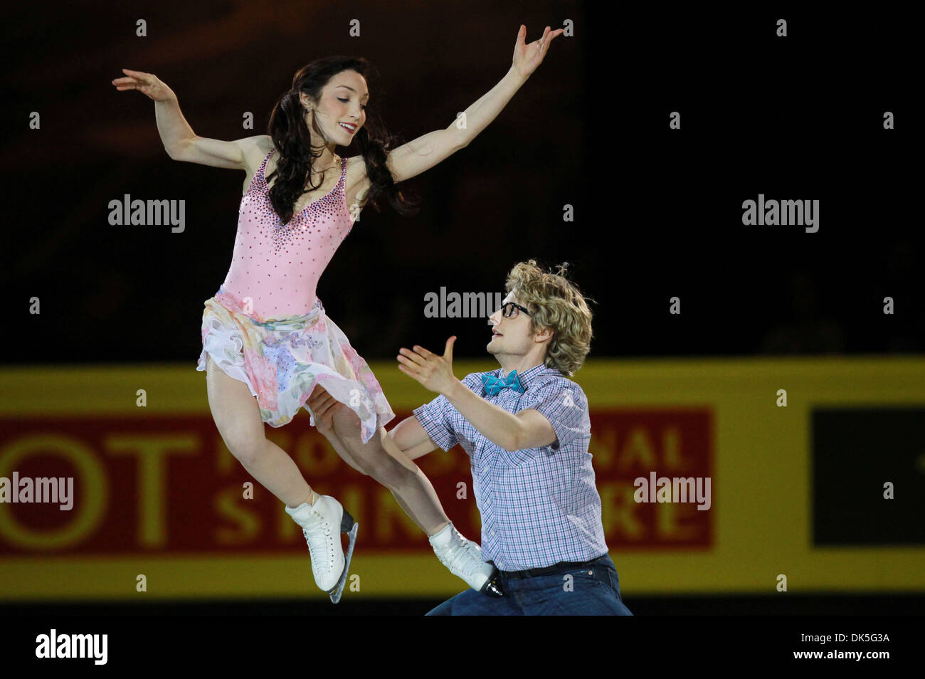 May 01, 2011 - Moscow, Russia - Gold medal winners American ice dance ...