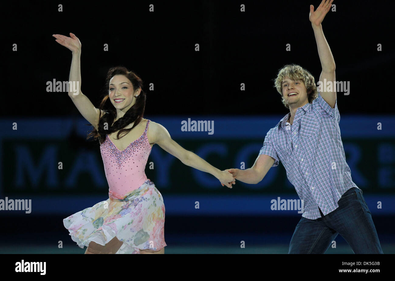 May 01, 2011 - Moscow, Russia - Gold medal winners American ice dance ...