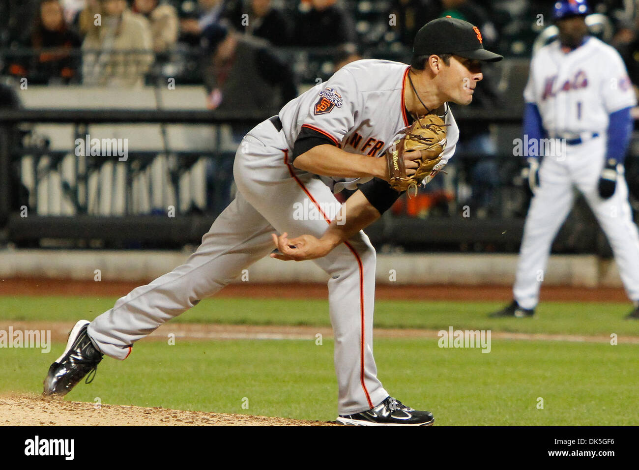 May 4, 2011 - Corona, New York, U.S - San Francisco Giants relief ...