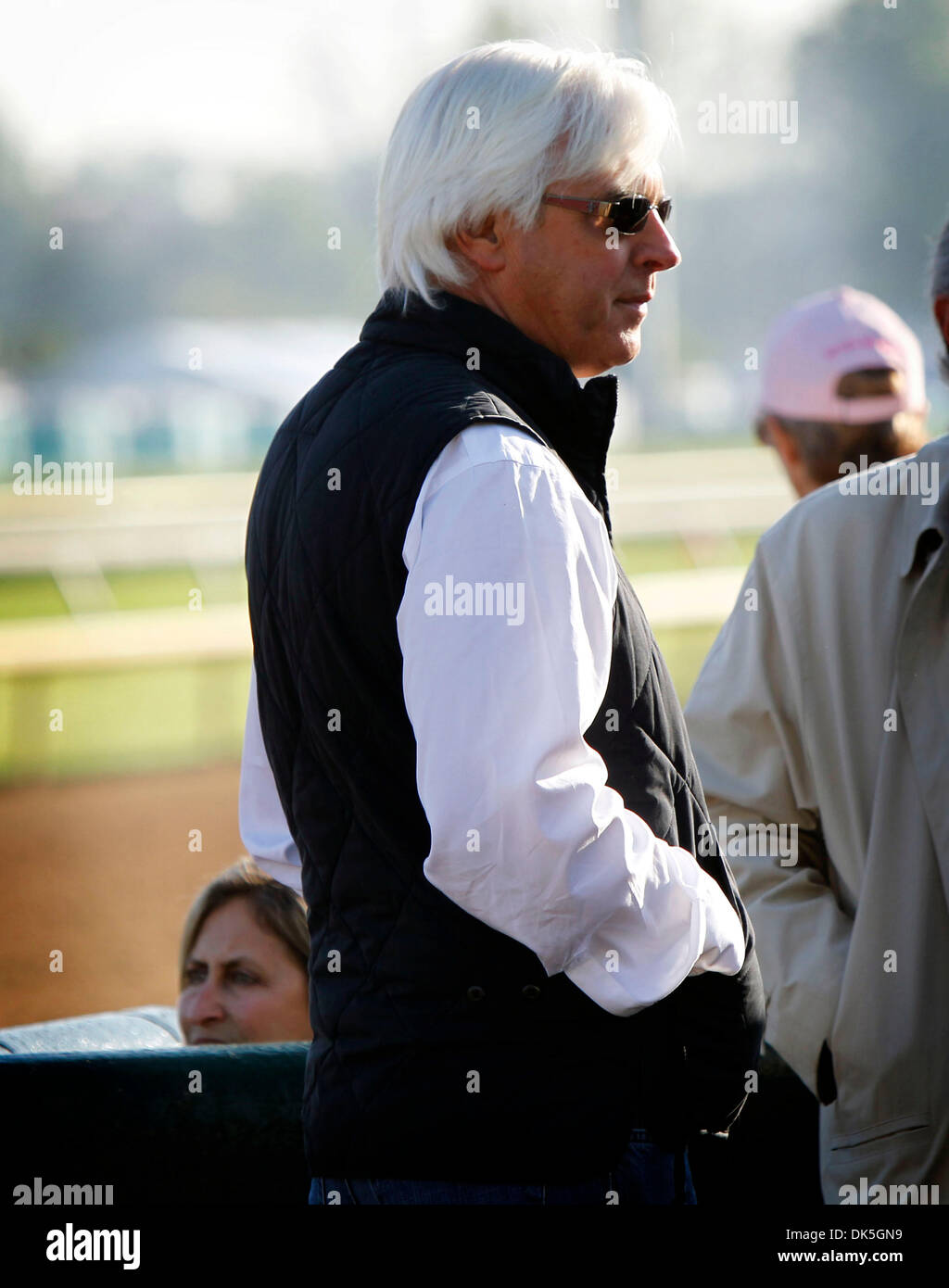 May 5, 2011 - Louisville, KY, USA - Midnight Interlude trainer Bob ...
