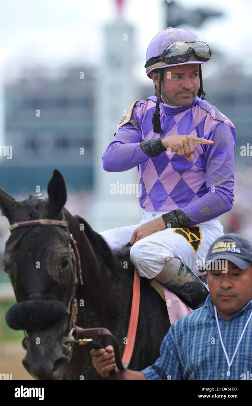 May 6, 2011 - Louisville, Kentucky, U.S. - Jockey Kent Desormeaux on ...