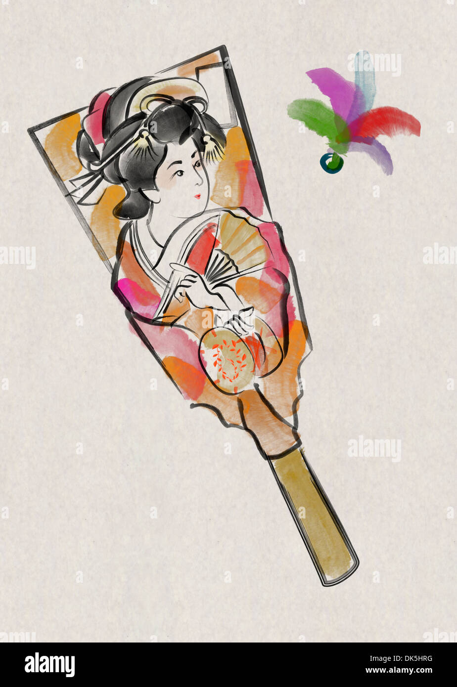 Japanese Battledore High Resolution Stock Photography and Images - Alamy