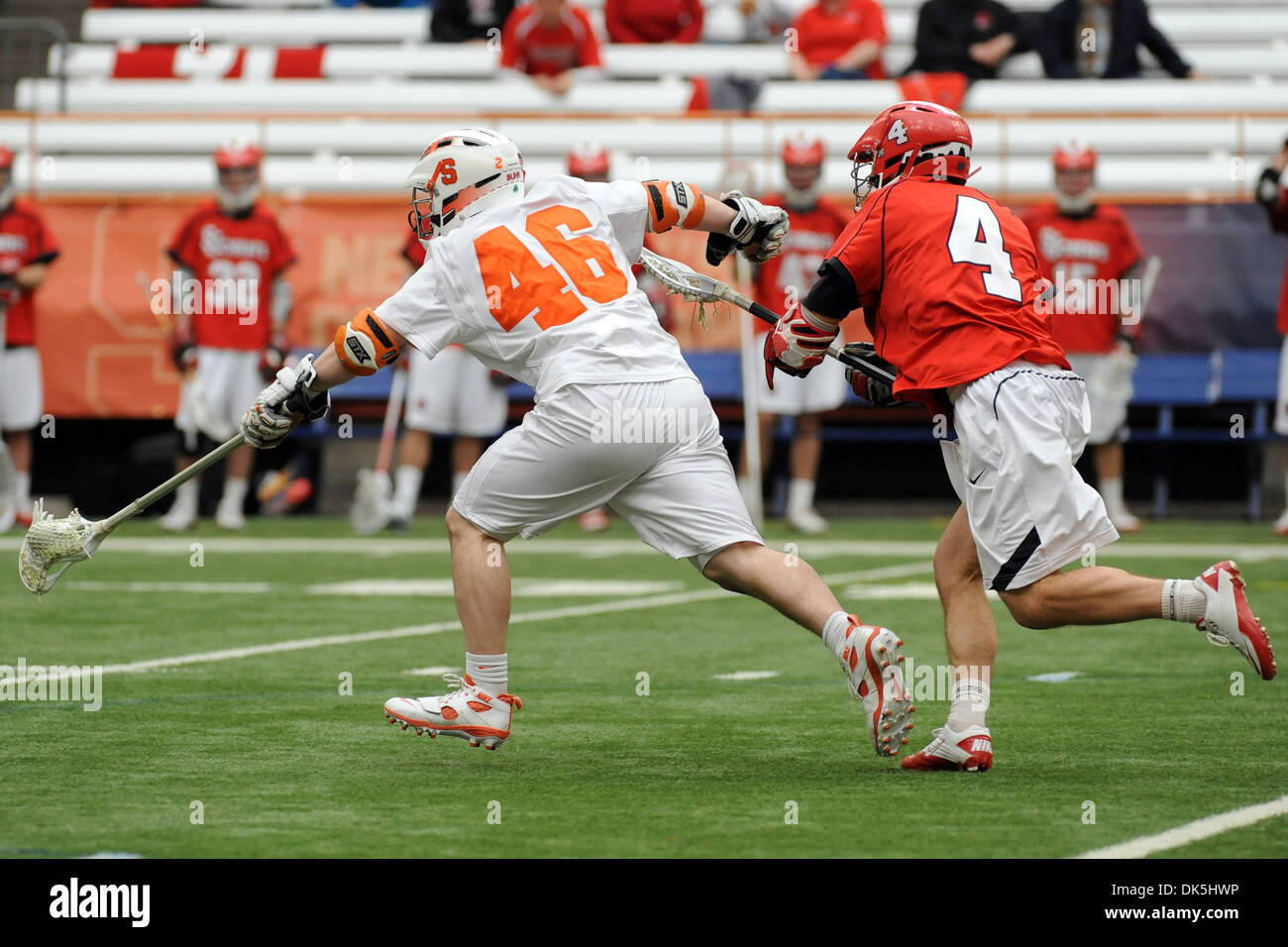 May 7, 2011 - Syracuse, New York, U.S - Syracuse Orange midfielder ...
