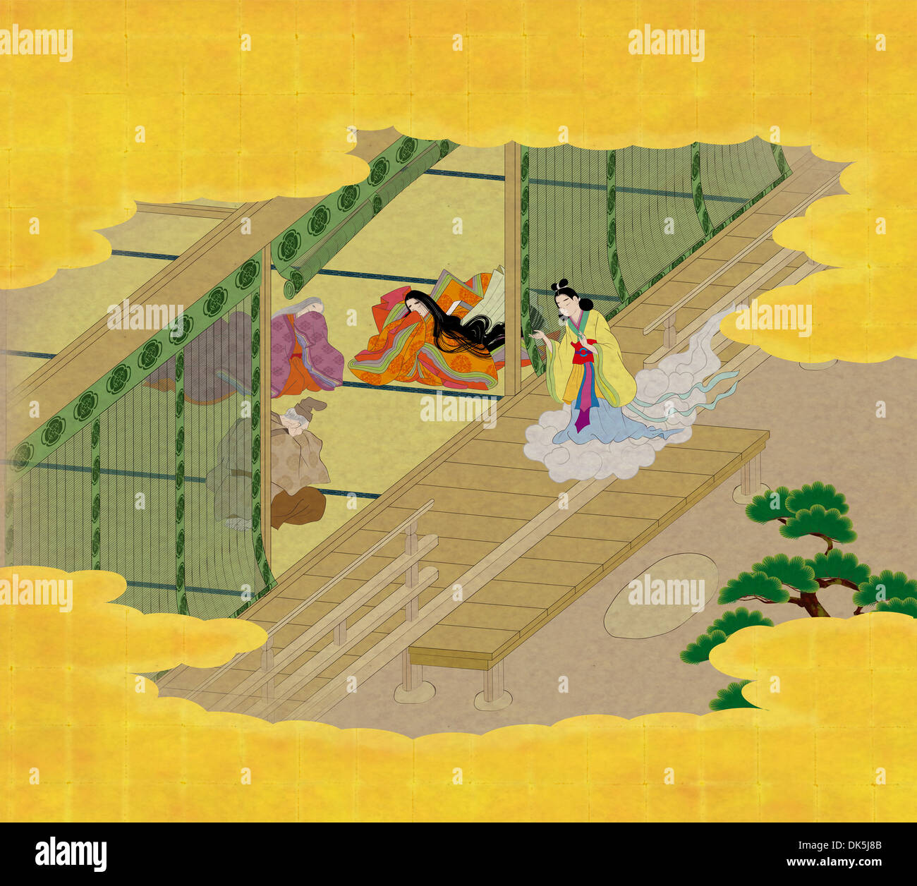 The Tale of the Bamboo-Cutter Stock Photo - Alamy