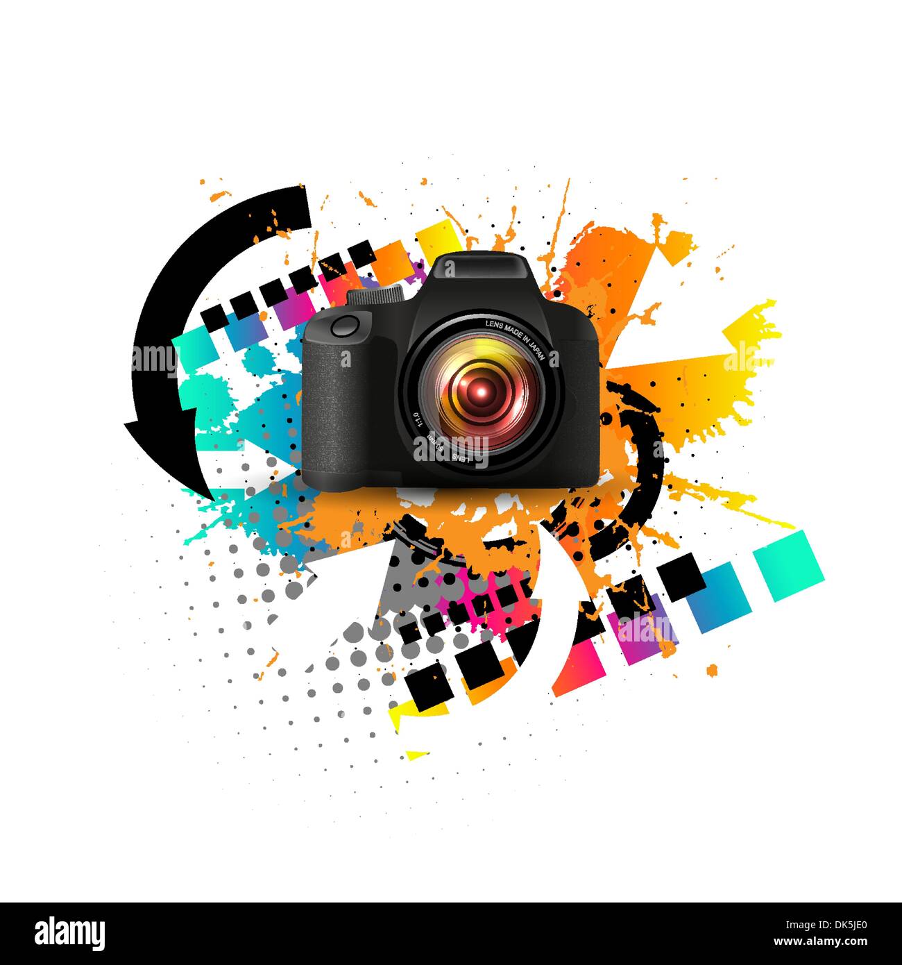 Modern digital camera Stock Vector Image & Art - Alamy