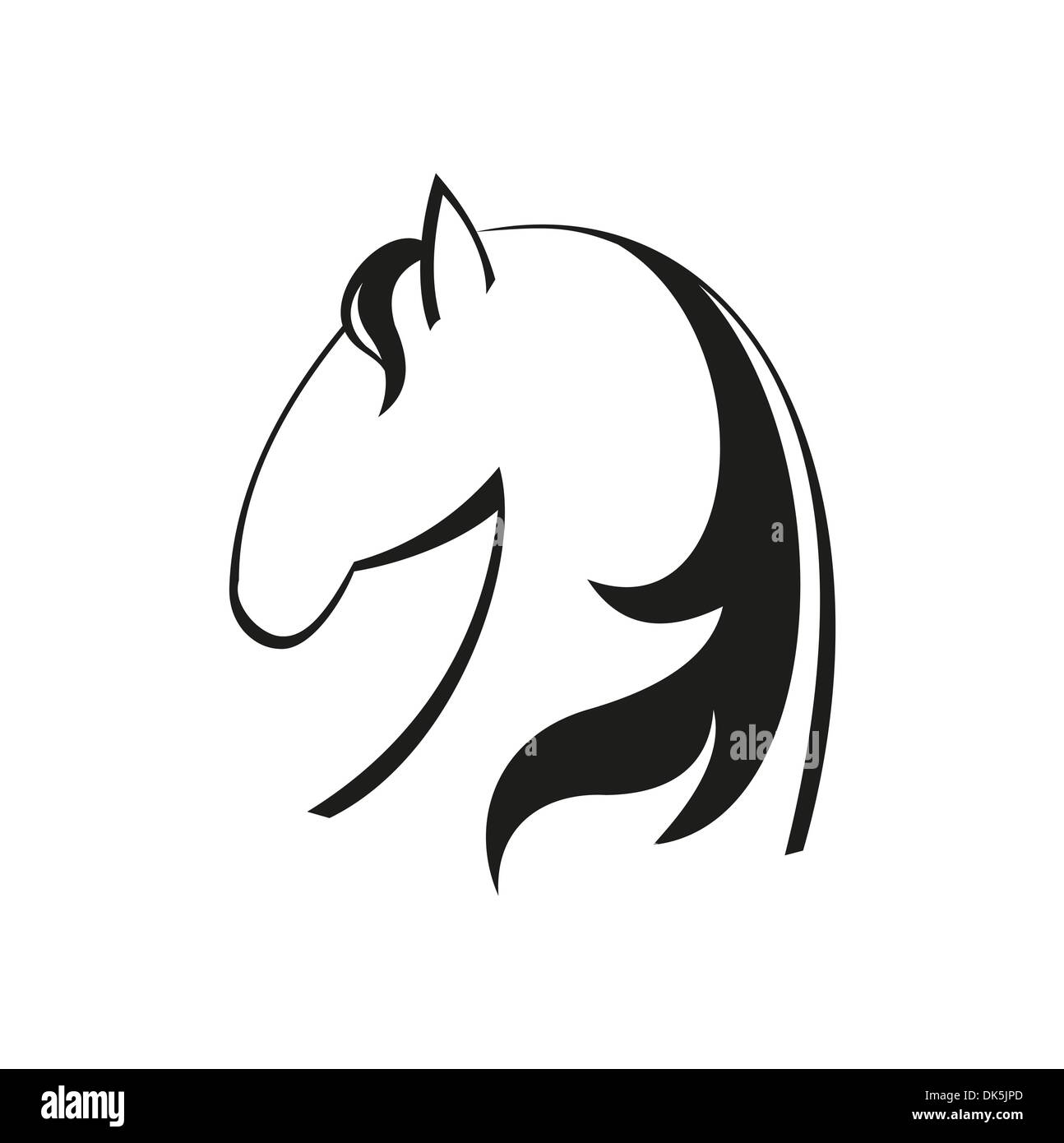 Horse paddock race Stock Vector Images - Alamy