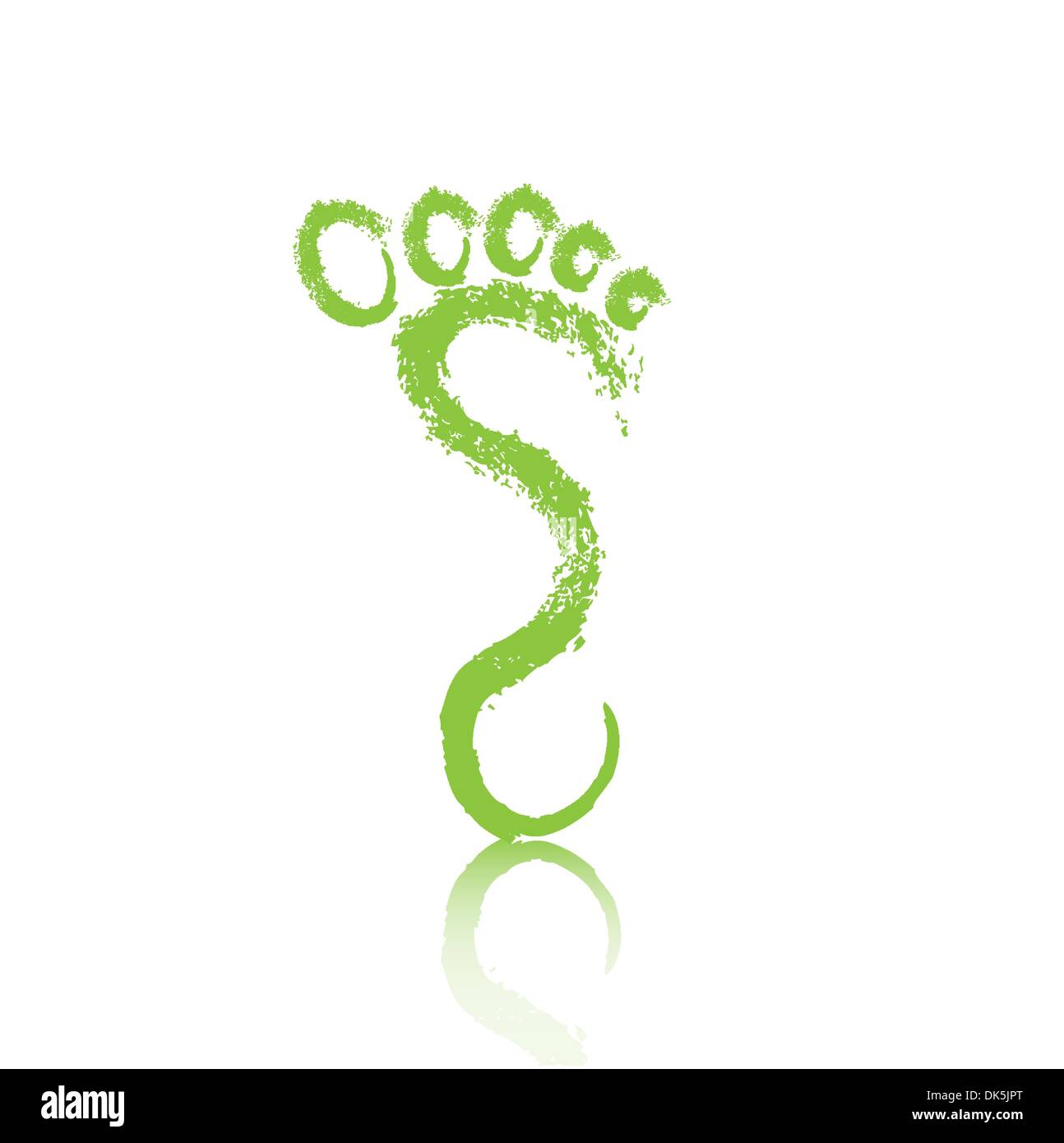 Footprint marks Stock Vector Images - Alamy