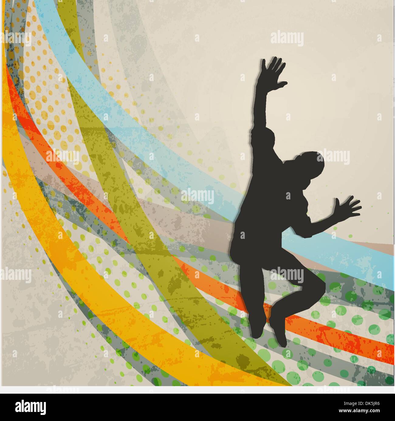 happy man dancing vector design Stock Vector Image & Art - Alamy