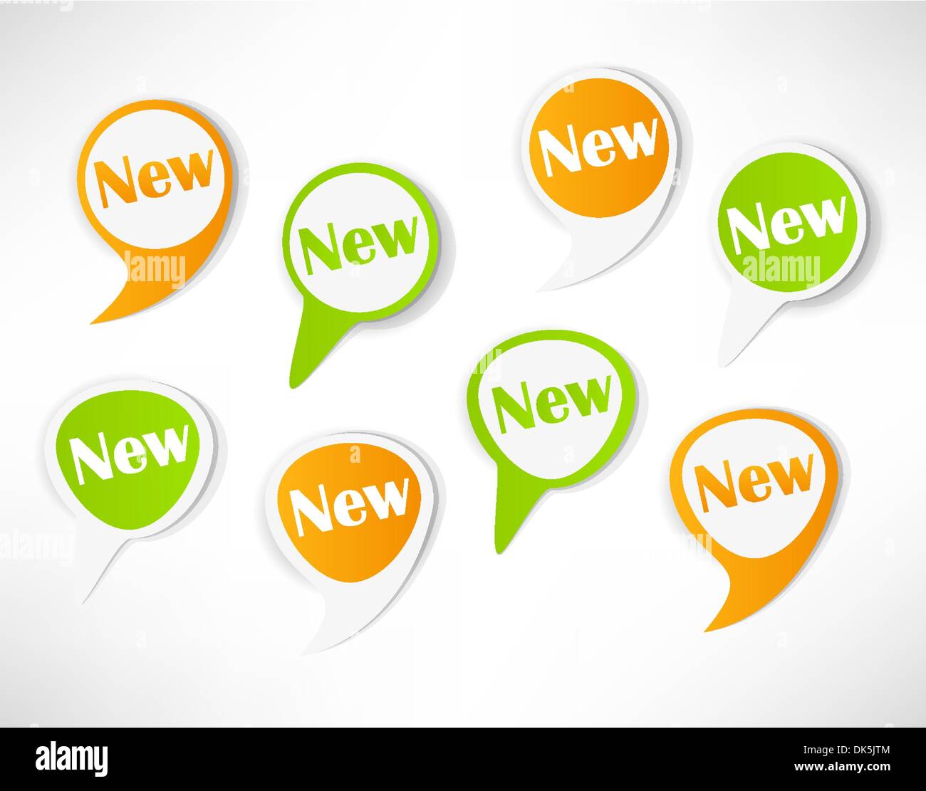 New Labels. Vector Stock Vector Image & Art - Alamy