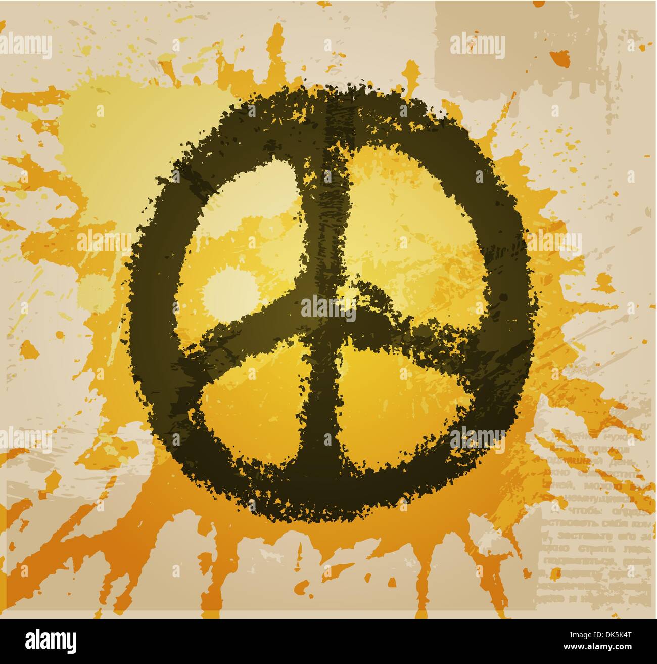 Purple peace sign Stock Vector Images - Alamy