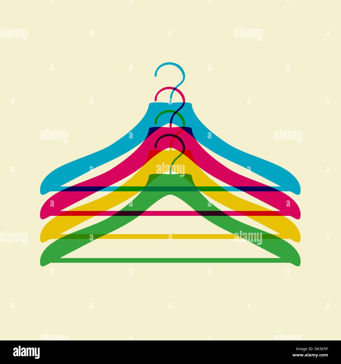 Clothes hanger warehouse Stock Vector Images - Alamy