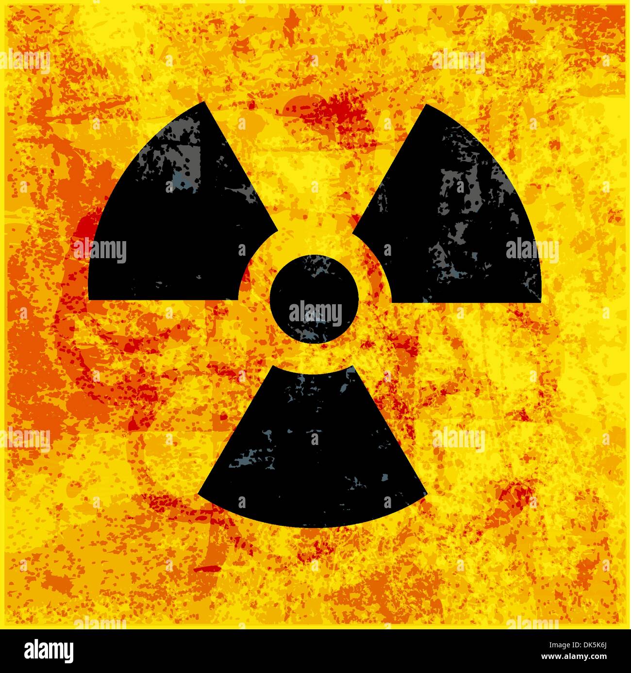 radioactivity symbol on grungy background Stock Vector Image & Art - Alamy